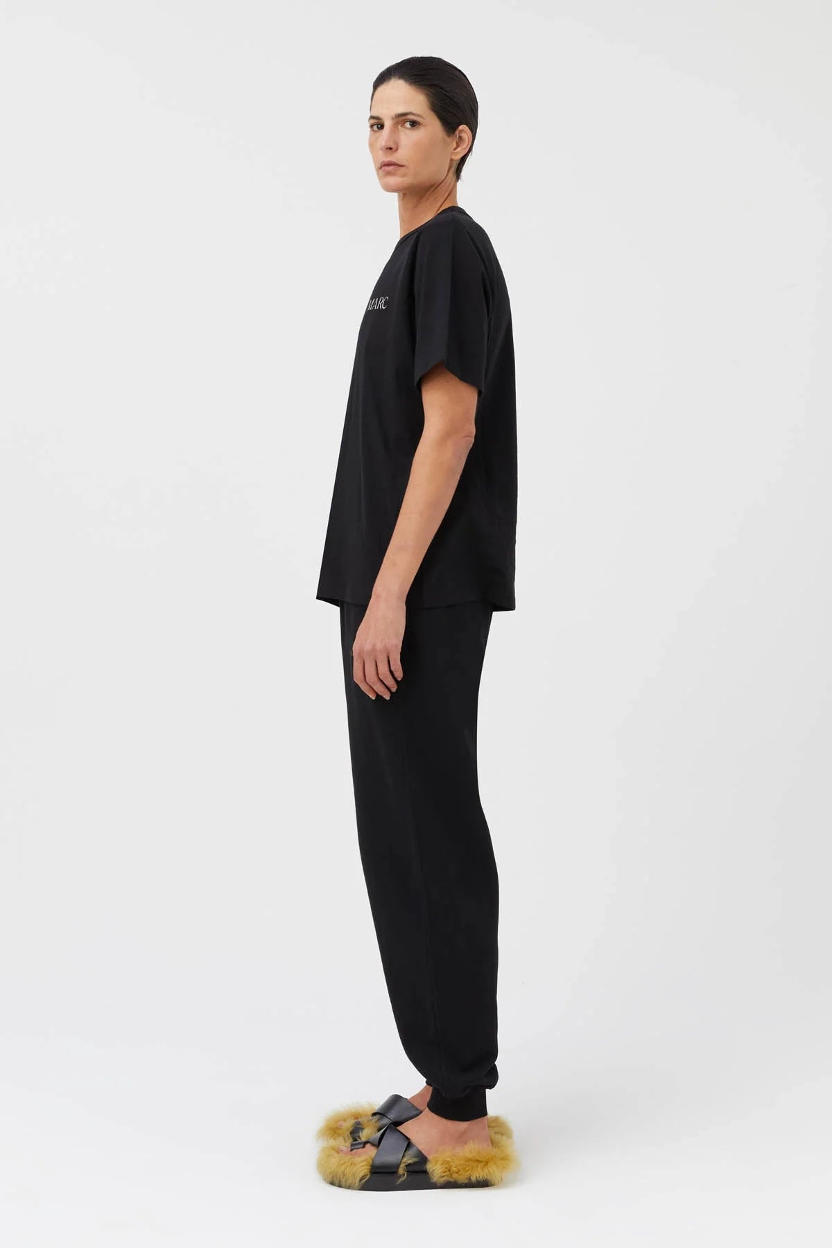 Camilla & Marc Asher Tee Black/Stone | Two Boutique