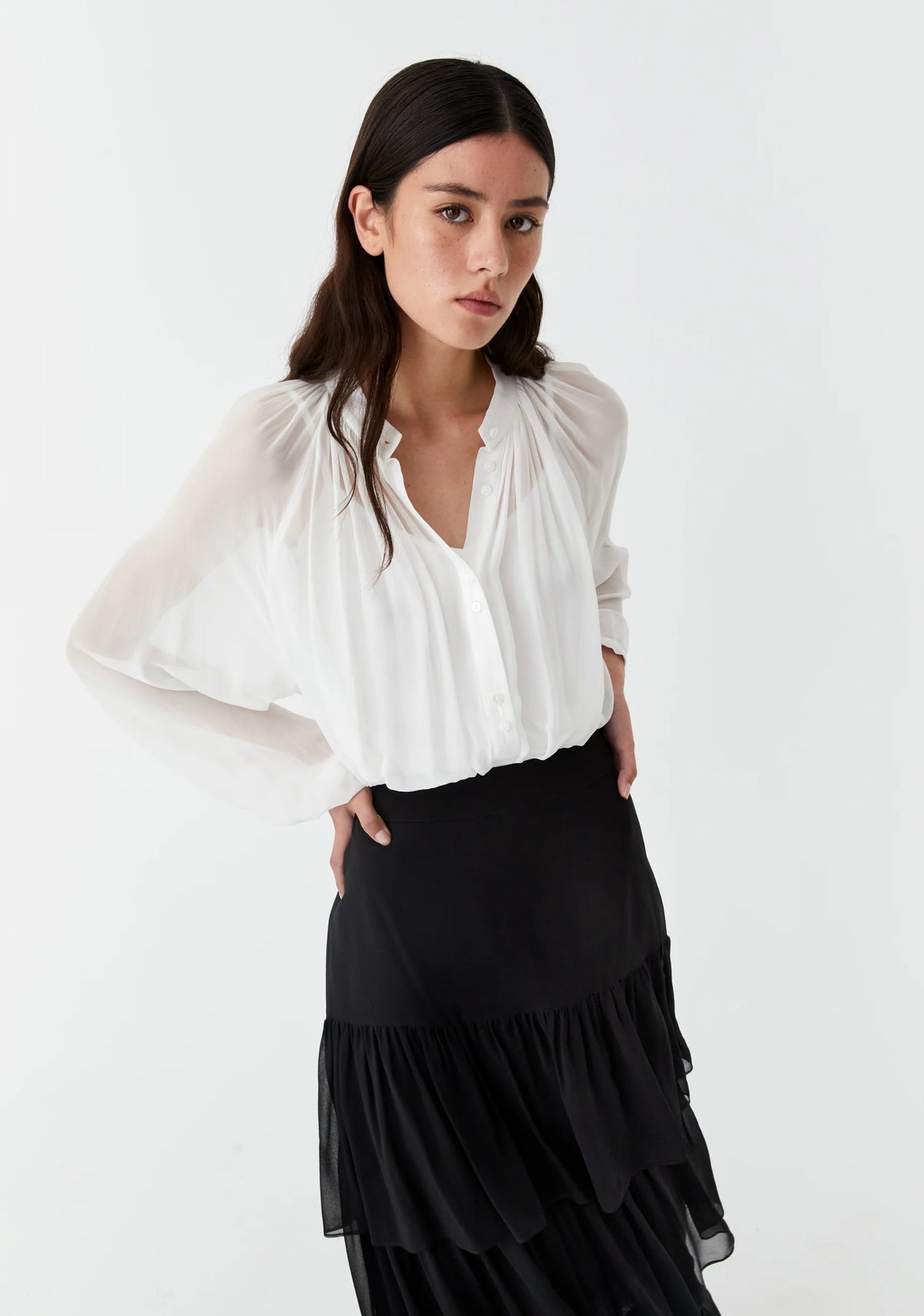 Morrison Serafine Shirt Cream | Two Boutique